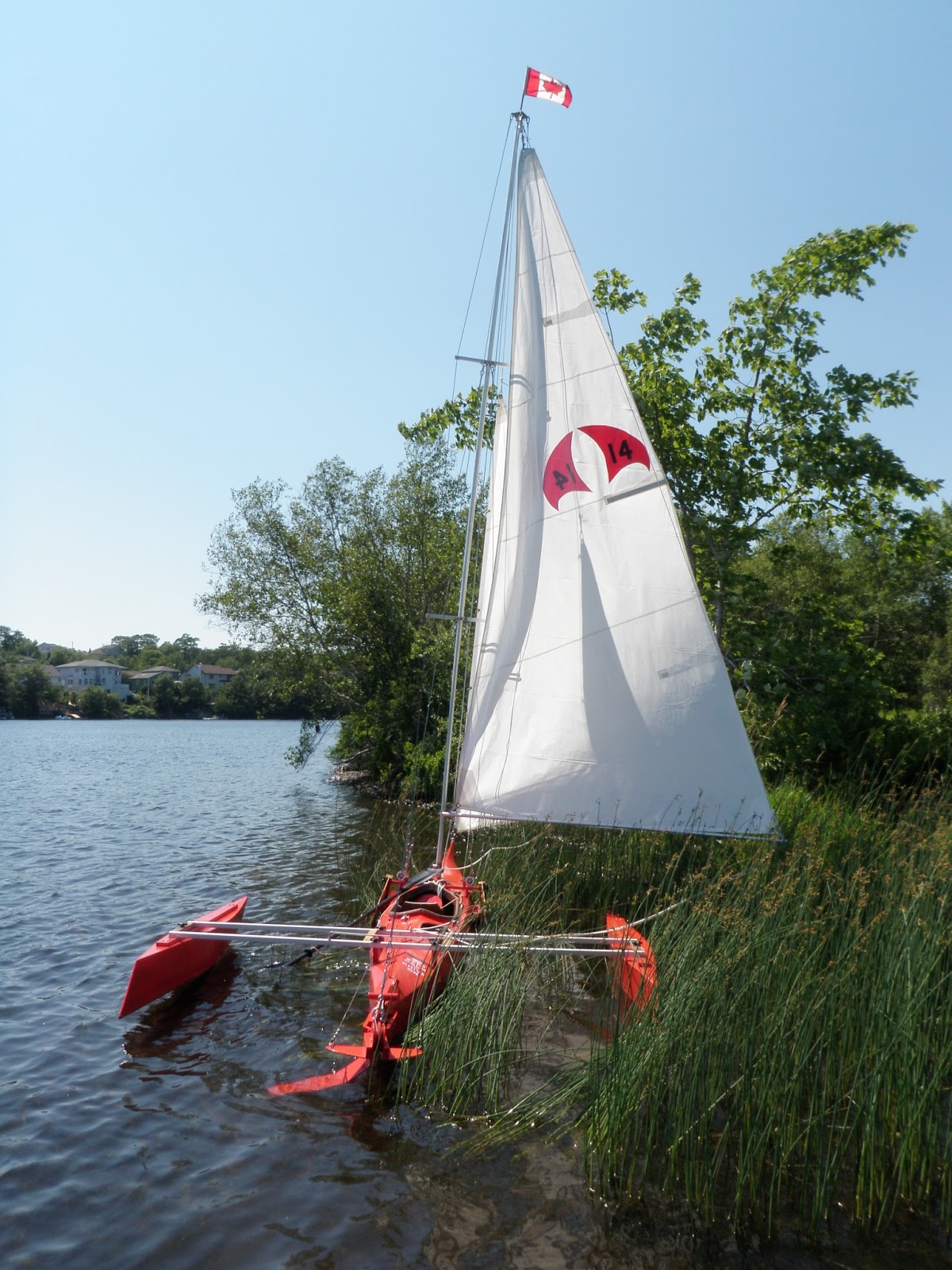 Kayaking Joe’s Double Outrigger Sailing Kayak