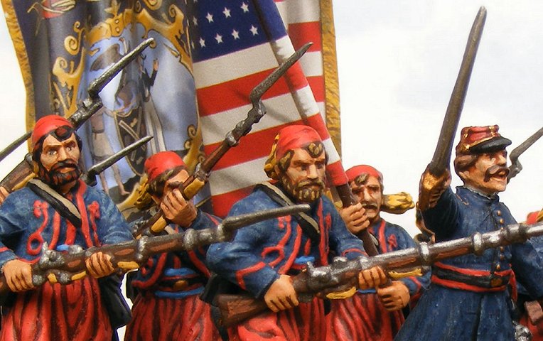 Miniature Soldiers: Union Zouaves, 5th Regiment New York Volunteer Infantry
