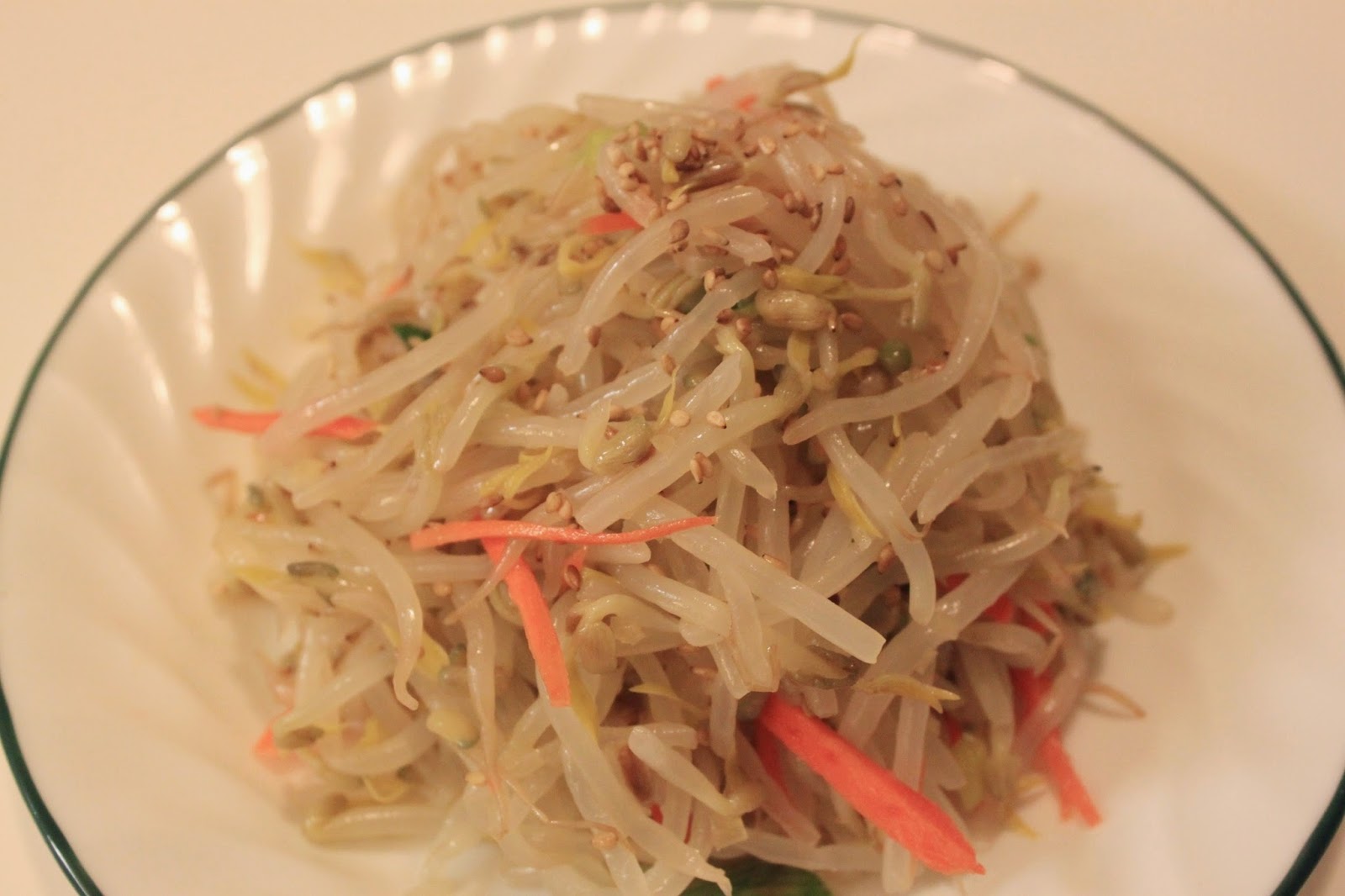 mung bean sprout mix (Sukjunamul) - Ms.J's Green Table