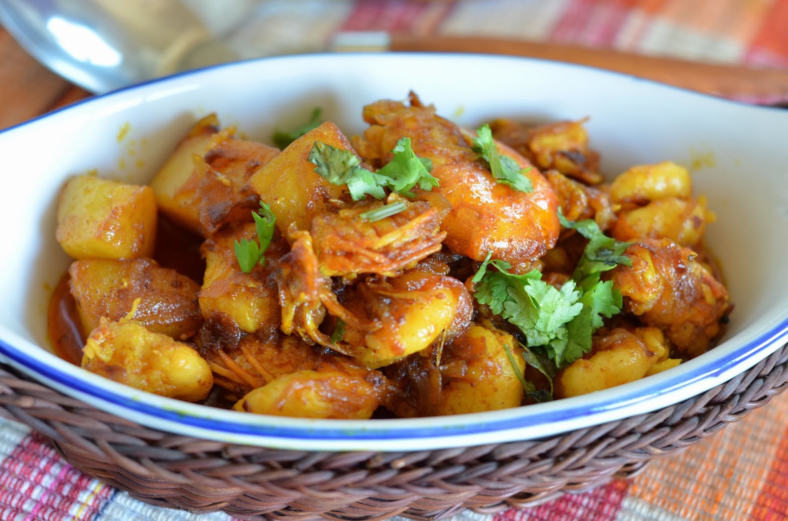 My Food My Life : Chingri Maacher Chorchori ( Spicy Prawns)