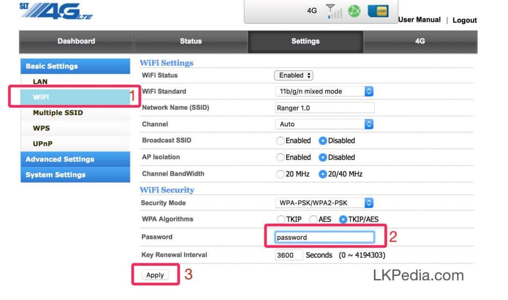 How To Change SLT Router Wifi Password how-to-change-slt-router-wifi-password