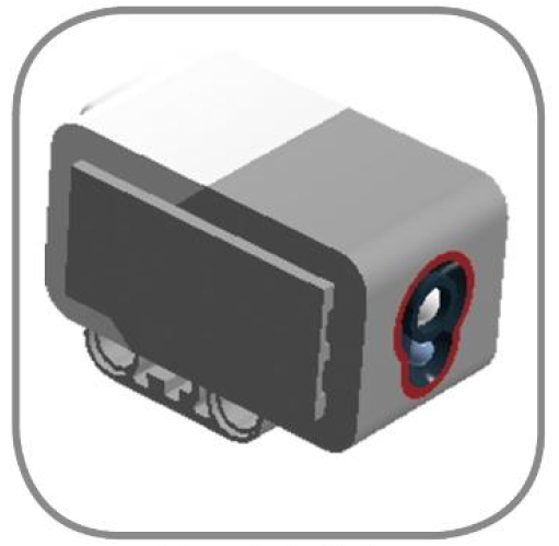 Code: [EV3]模組簡易介紹:互動式伺服馬達、超音波感測器、顏色感測器