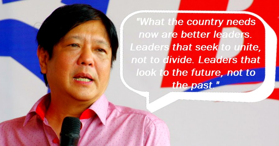10 Things To Know About VP Candidate Bongbong Marcos - Pinoy Buzz