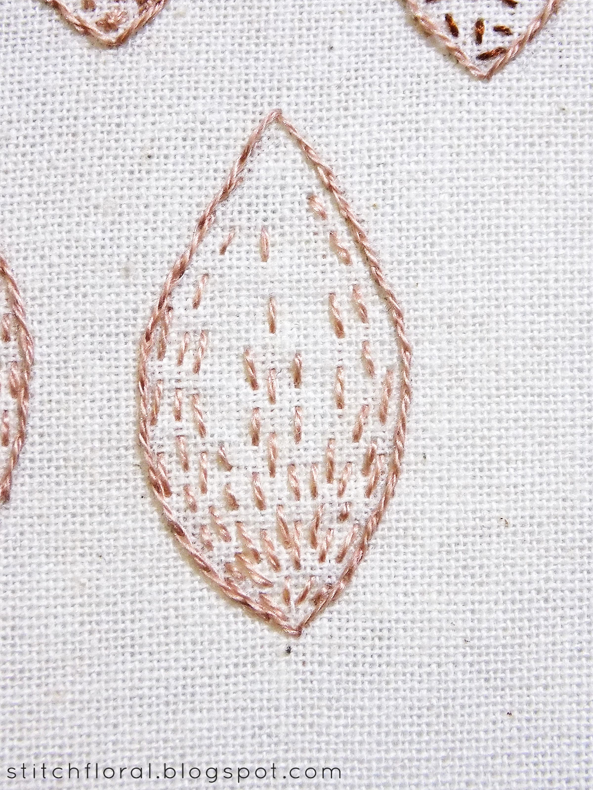 Learn how to seed stitch and how to shade with seeding - Stitch Floral