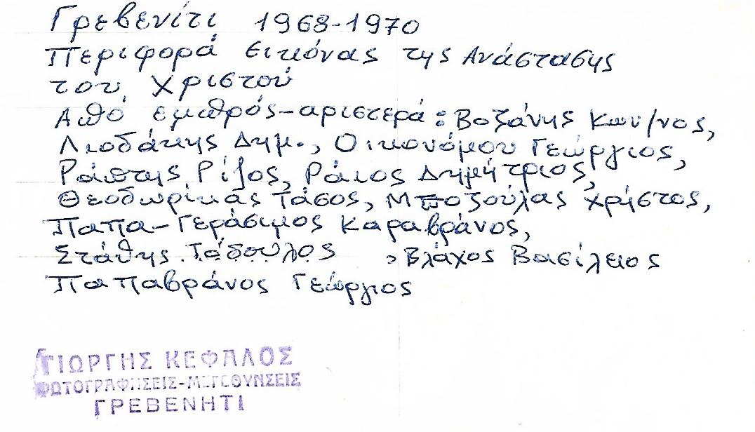 ΓΡΕΒΕΝΙΤΙ: Πάσχα στο Γρεβενίτι ...παλιά!