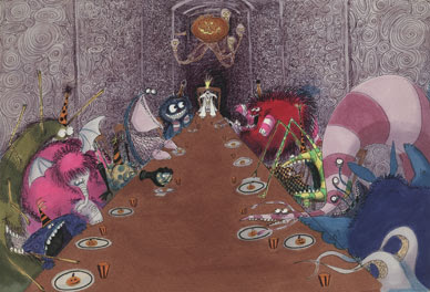 ARTS&FOOD®™: Tim Burton Loves Halloween + Spooky: Movies, Sushi & Wine