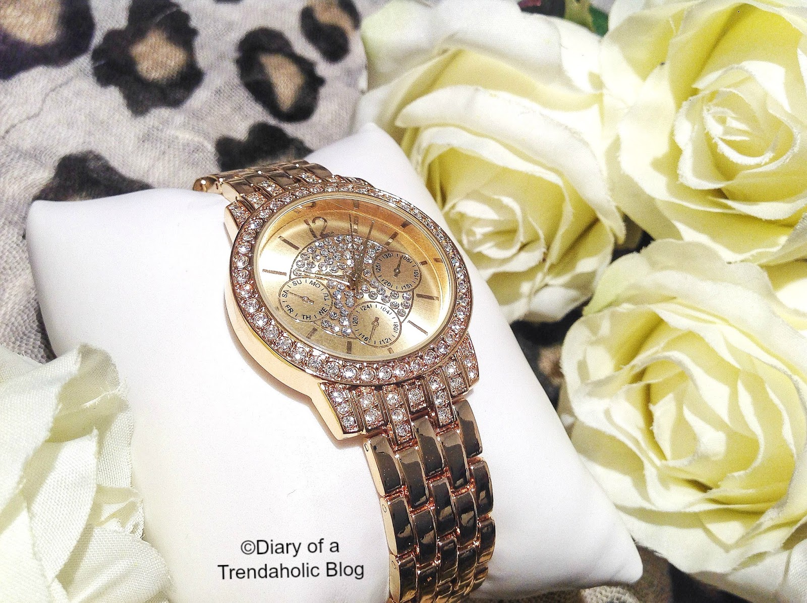 Diary of a Trendaholic : Avon Bling Pavé Watch With Crystals by Swarovski