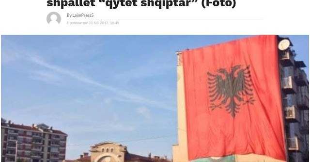 ΛΕΥΤΕΡΙΑ: ΣΤΟ ΚΟΥΜΑΝΟΒΟ ΟΙ ΑΛΒΑΝΟΙ ΚΑΤΕΒΑΣΑΝ ΤΗ ΣΚΟΠΙΑΝΗ ΣΗΜΑΙΑ ΚΑΙ ...