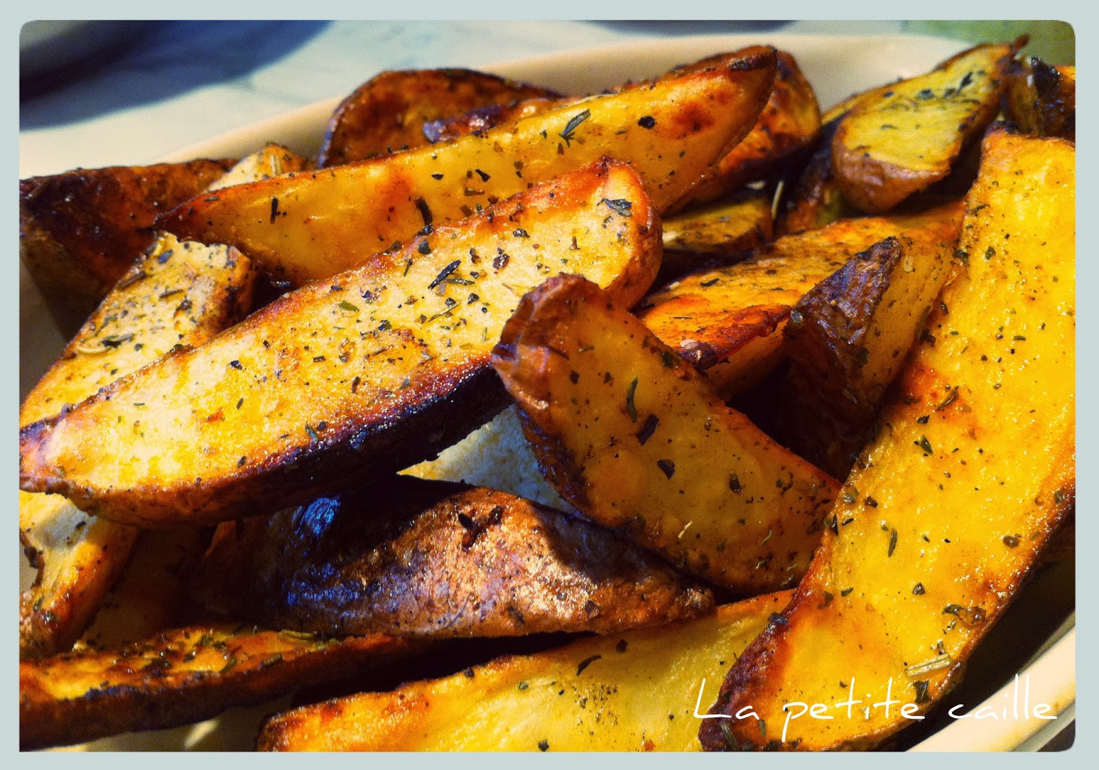La petite caille: Cartofi wedges