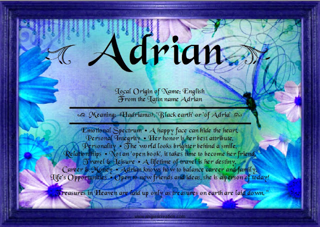 Adrian | Unique Names