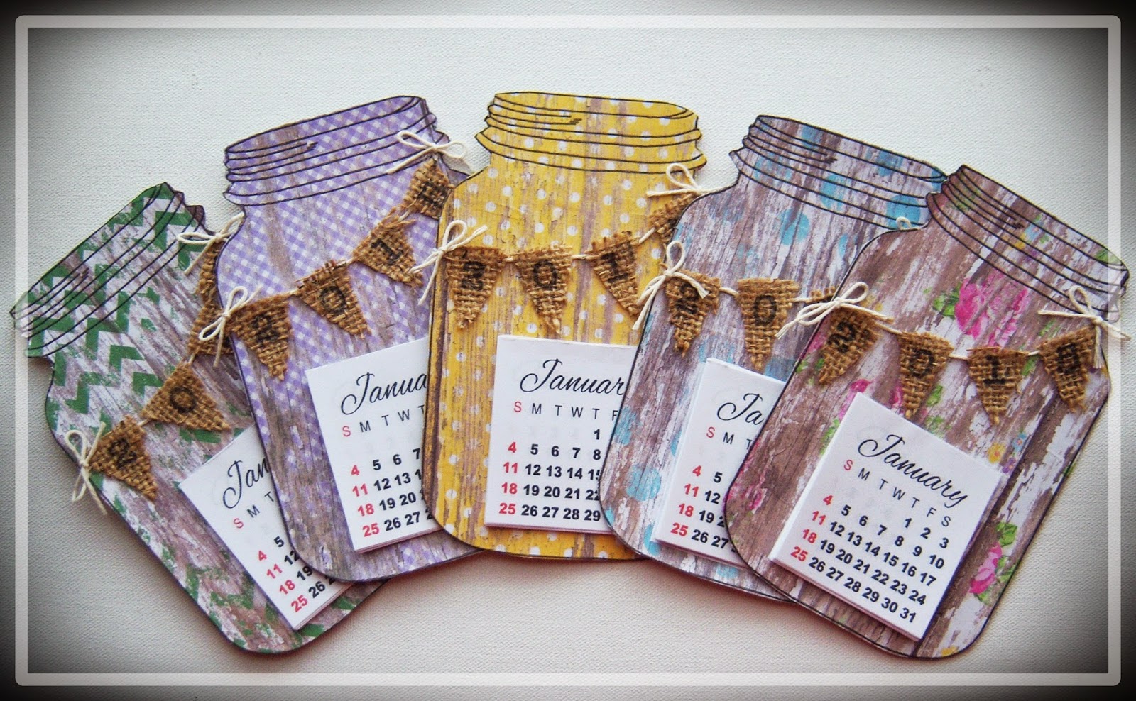 Shoregirl's Creations: Mason Jar Calendar