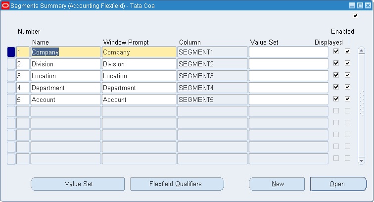 oracle concepts for you: How to setup Accounting Flexfield