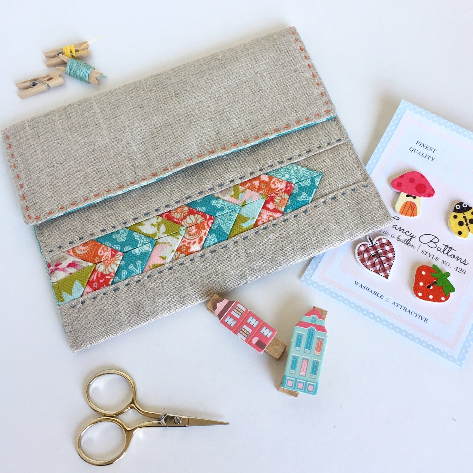 Stitching Notes: Tutorial: Prairie Points Panel