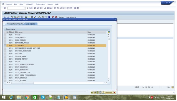 Step by Step Tutorial on Creating Type Group in SAP ABAP