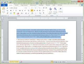 Al's Tech Tips: Tip: How to count characters using Microsoft Word 2010
