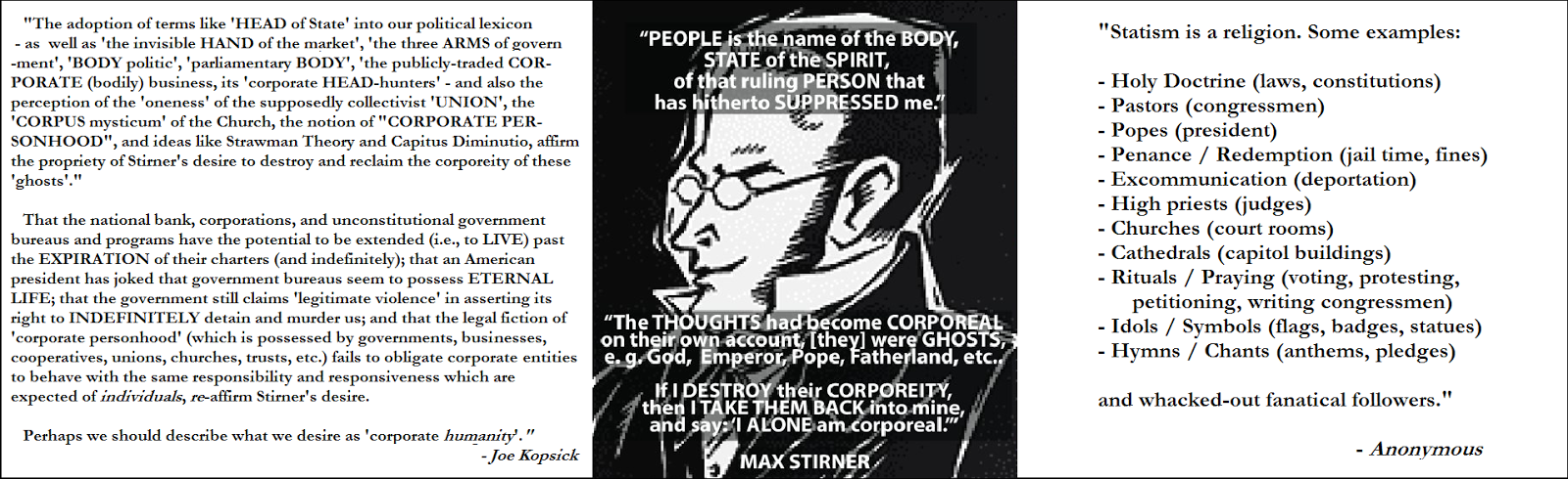 The Aquarian Agrarian: Max Stirner Images