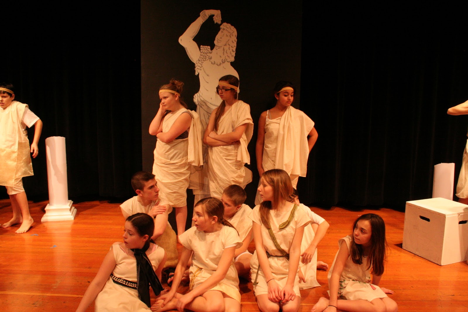 "Circus Olympus" ... Greek Theatre!: Athena & Arachne Production Photos