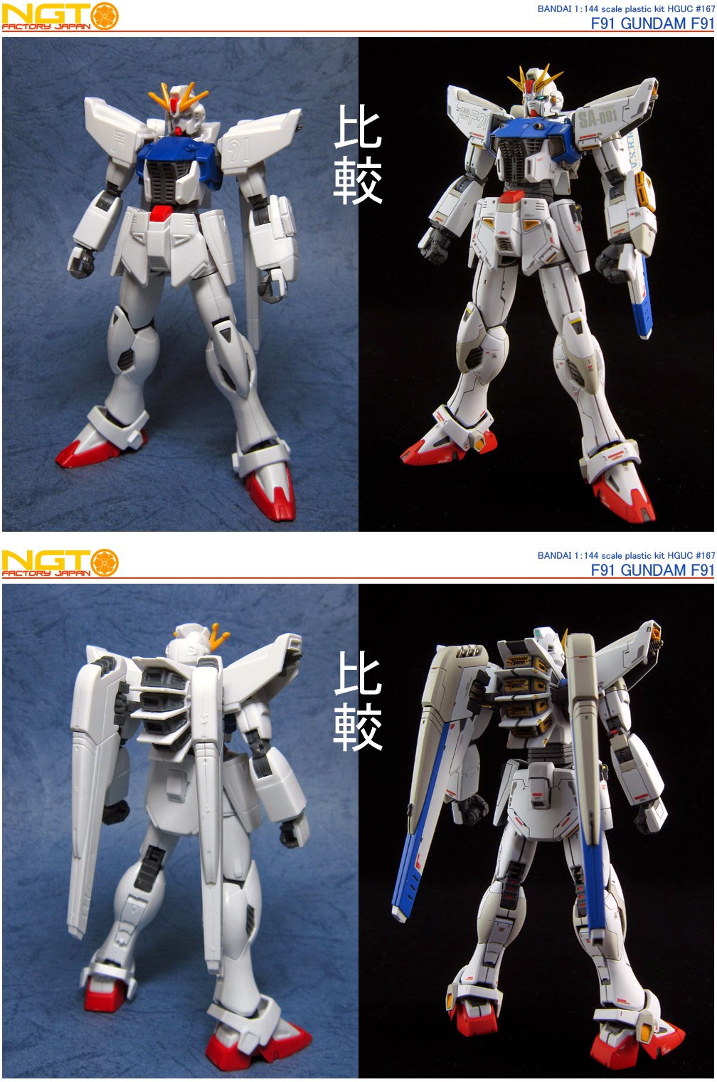 Custom Build: HGUC 1/144 Gundam F91 "Detailed"