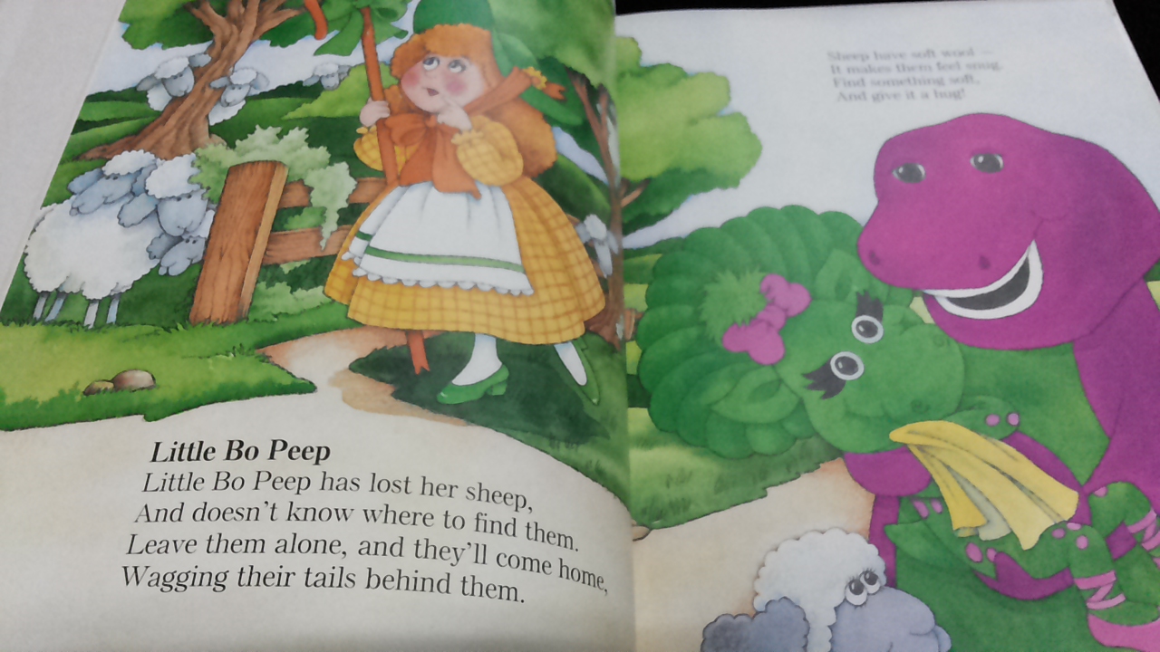 Kid Books Blog: 491.Barney's Favorite Mother Goose Rhymes