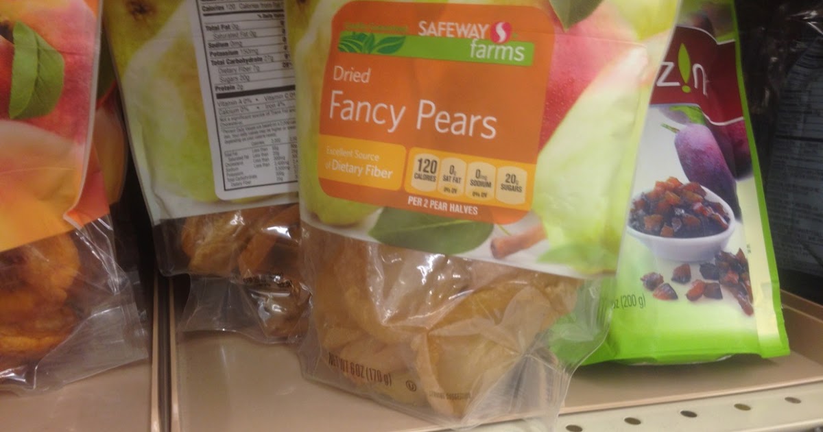 Healthy Grocery: Dried Fancy Pears, Safeway Farms, 6 oz - Safeway
