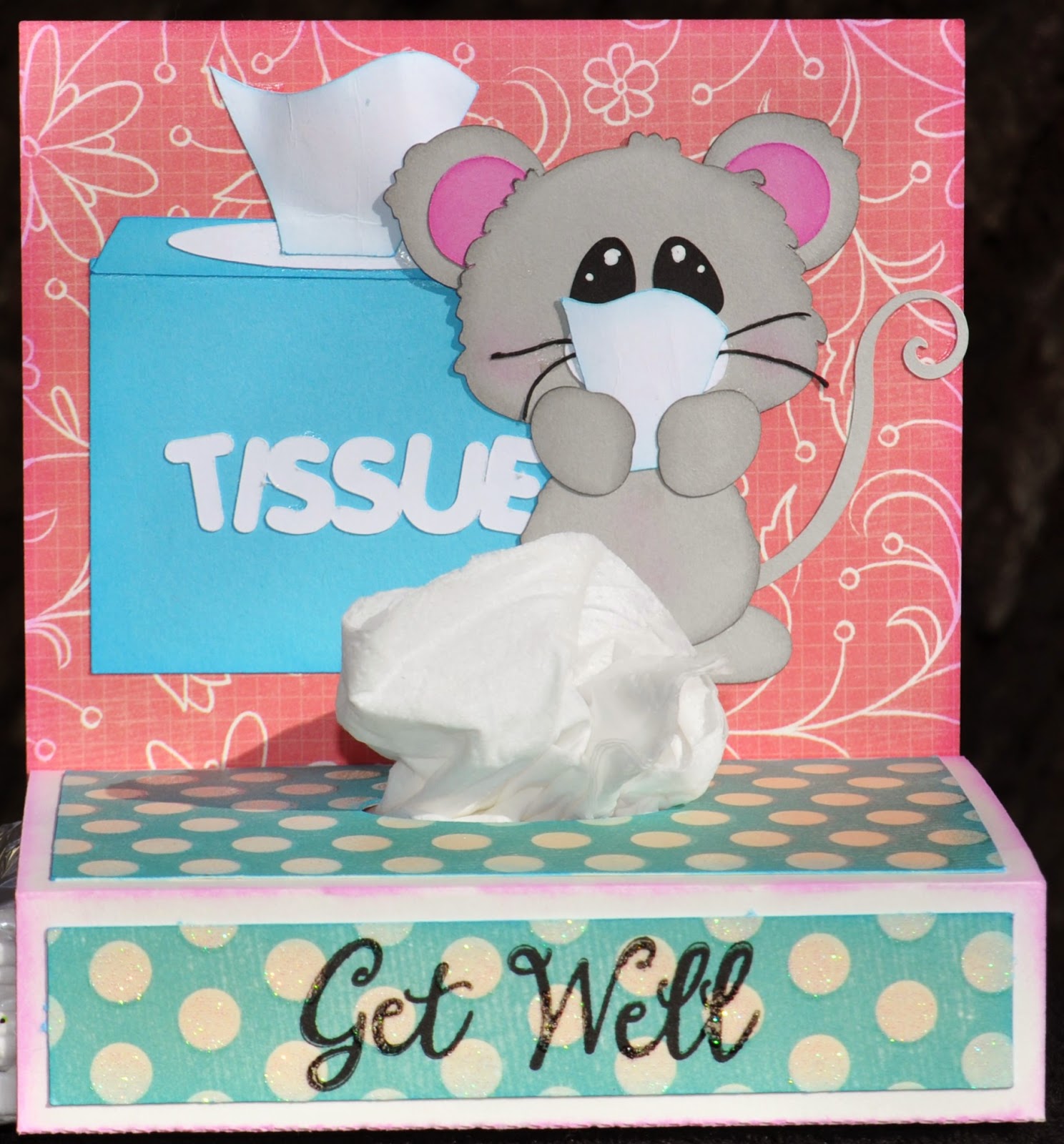 My Little Spot of Sanity: Get Well Tissue Cover