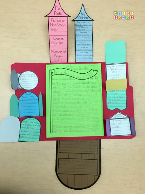 An Easy Fairy Tale Book Report Organizer & Lapbook! (Freebies!)