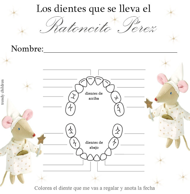 Ratoncito de los dientes, Ratones, Ratoncito pérez