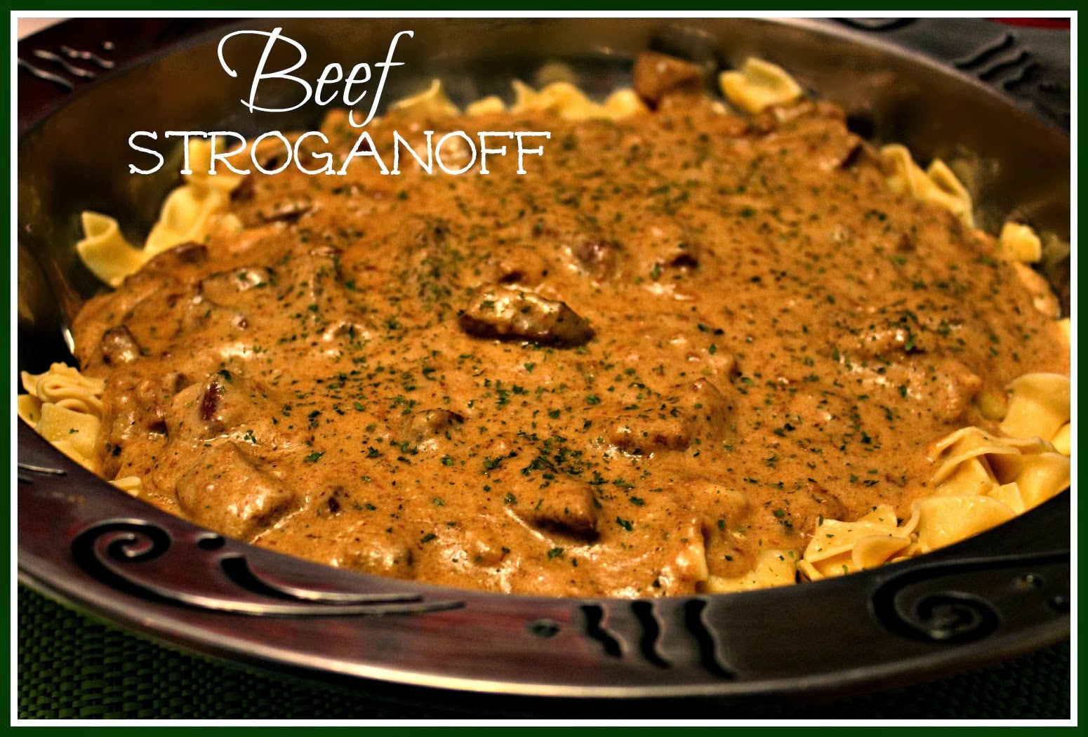 Sweet Tea and Cornbread: Beef Stroganoff!