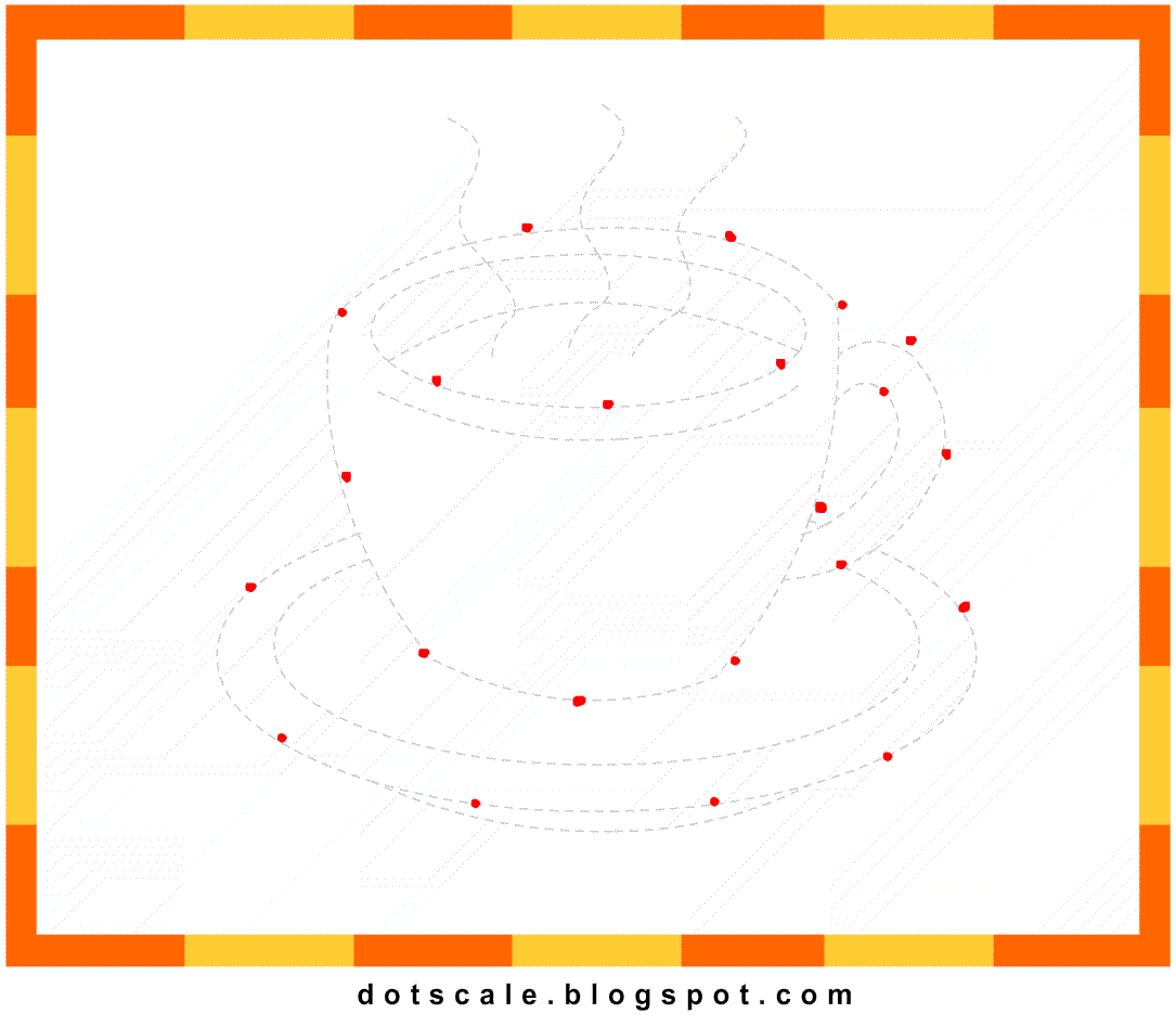 Kids Printable Dot to Dot Free: Cup Dot to dot for kids