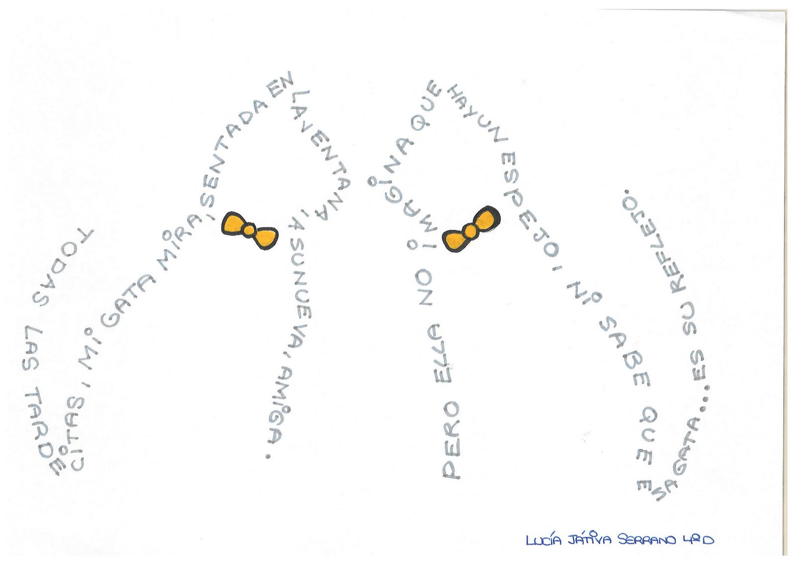 LenguaradaS con AdriMaVa: DIBUJANDO Y ESCRIBIENDO CALIGRAMAS...