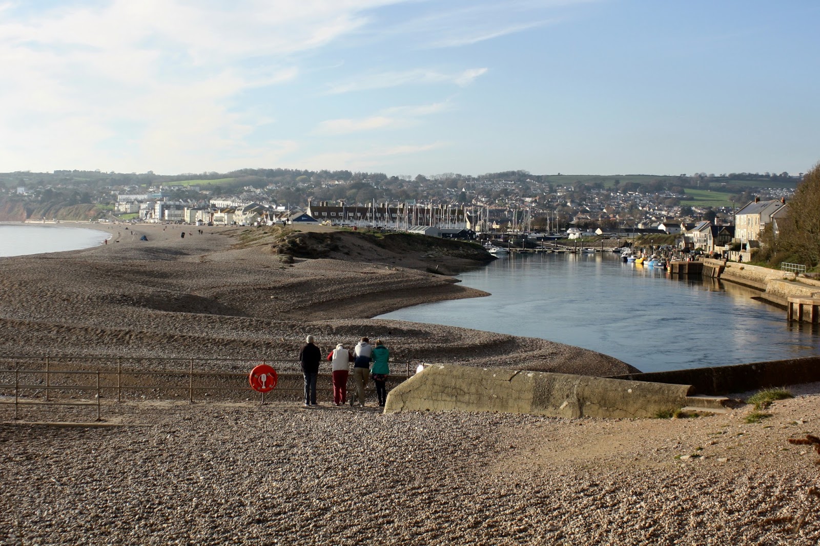 Views from Somerset: Haven Cliff, Axmouth Harbour near Seaton in the ...