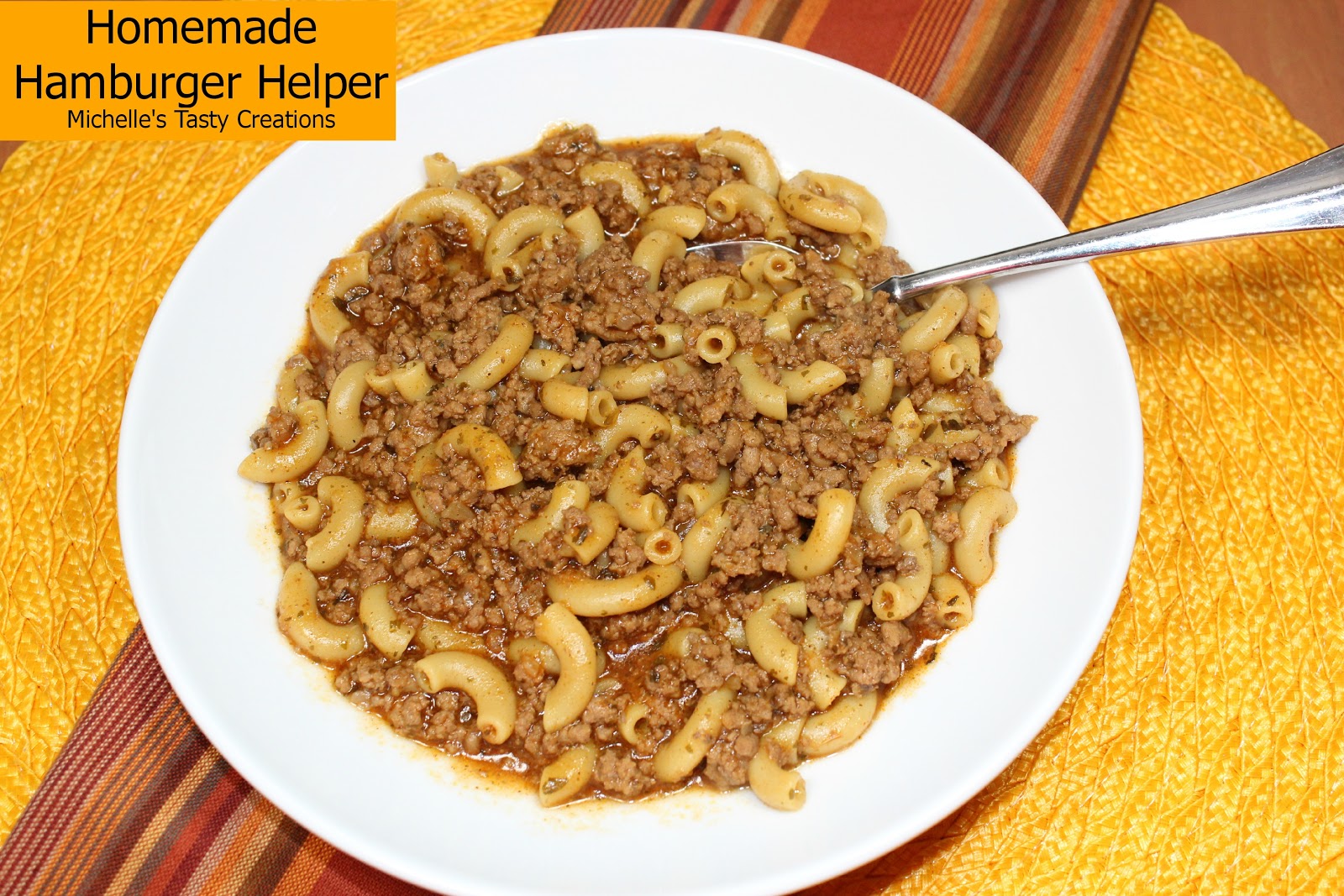 Michelle's Tasty Creations: Homemade Hamburger Helper
