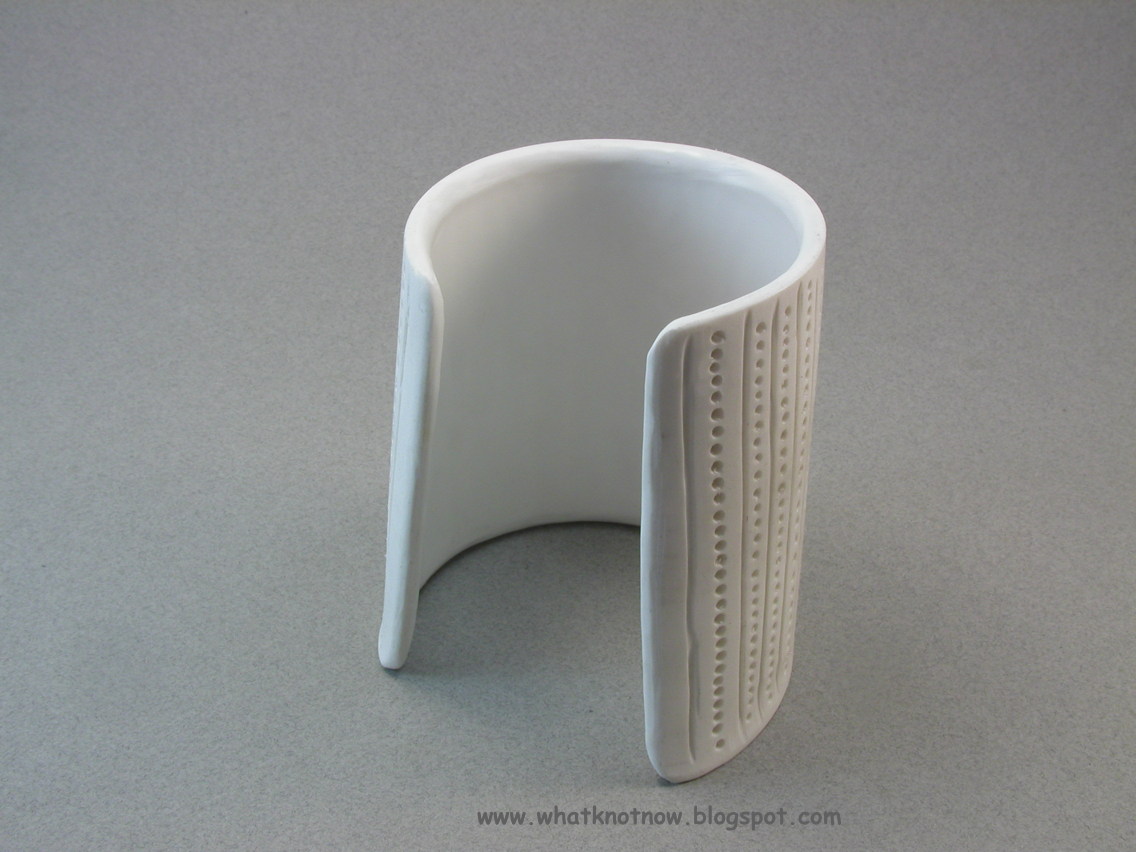 Knots and fiber bracelets: wide pvc cuff bracelet 3627