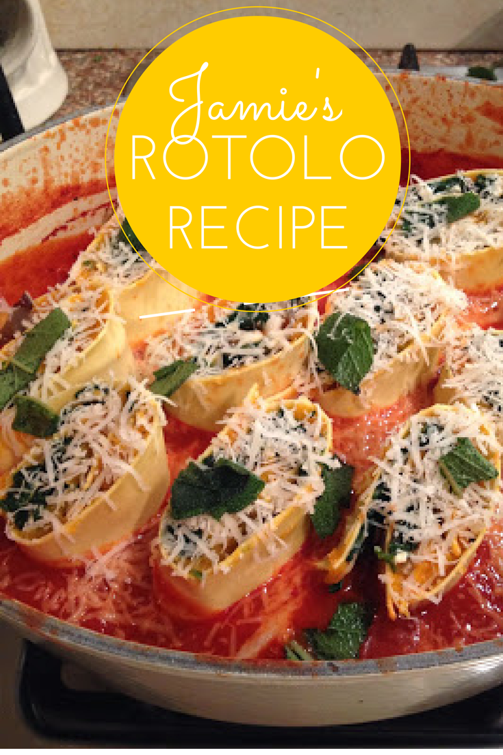 Mrs Bishop's Bakes and Banter: Rotolo Recipe... a vegetarian recipe ...
