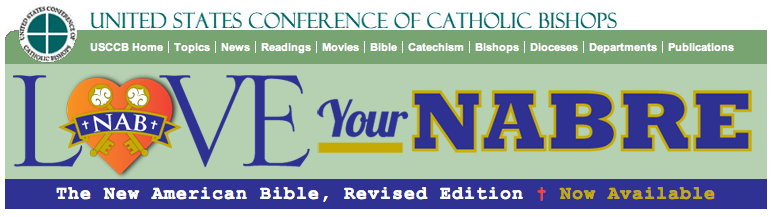 USCCB announces "NABRE" - Chant Café