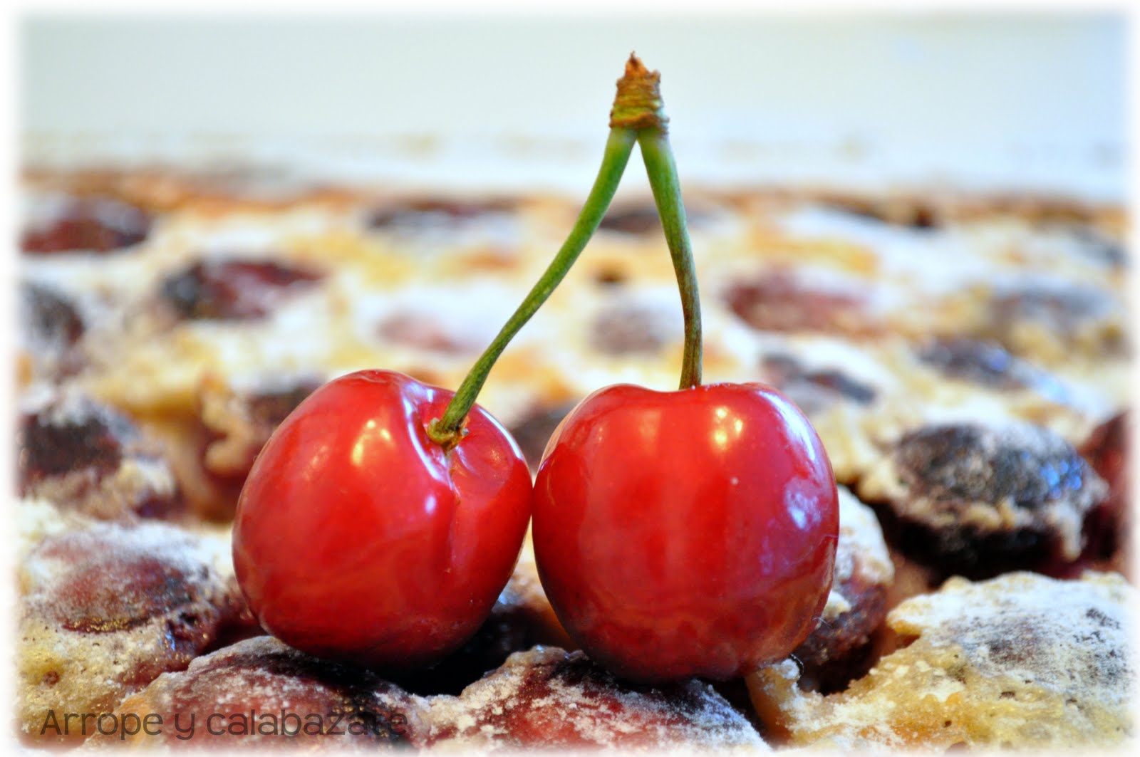 Arrope y calabazate: Clafoutis de cerezas