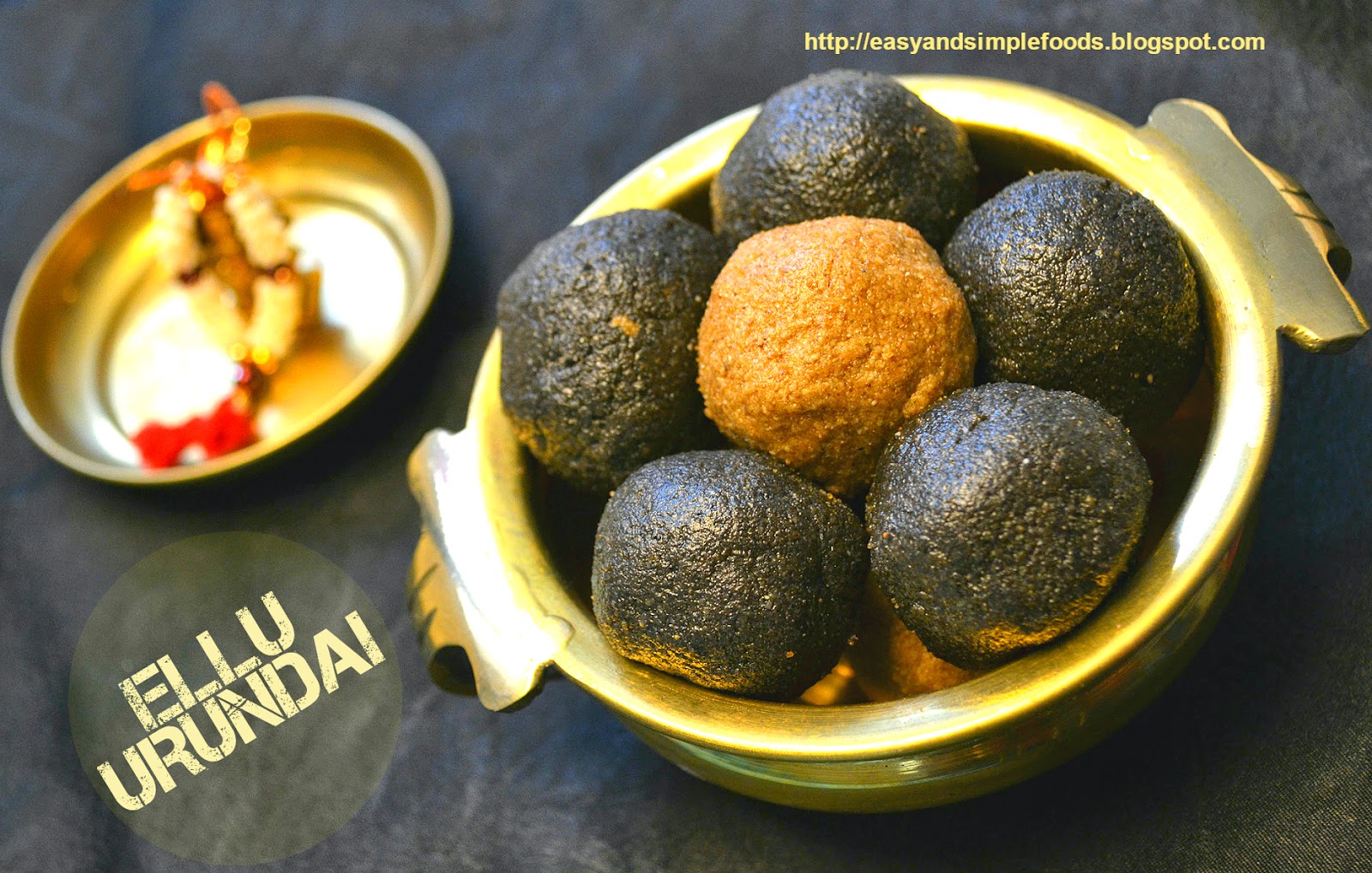 easy and simple foods: Ellu Urundai / எள்ளுருண்டை