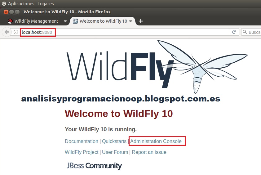 Análisis y Programación: Instalar el servidor de aplicaciones WildFly en Linux-Ubuntu