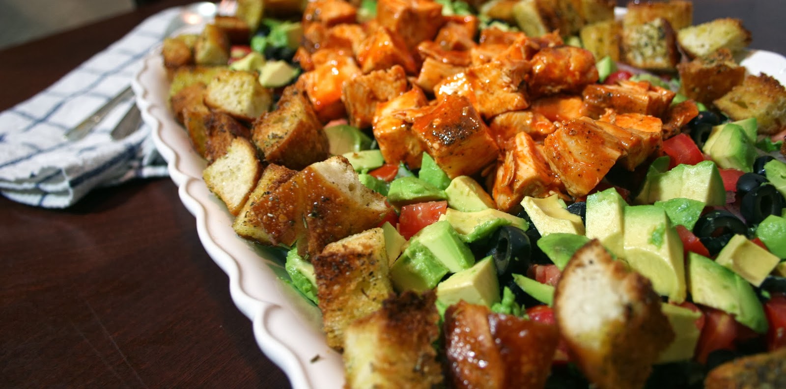 Just A Darling Life: Family Style Buffalo Chicken Salad