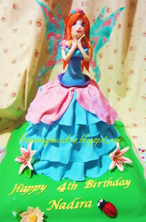 Home May'de Cakes: The Making : Bloom Winx Club Cake