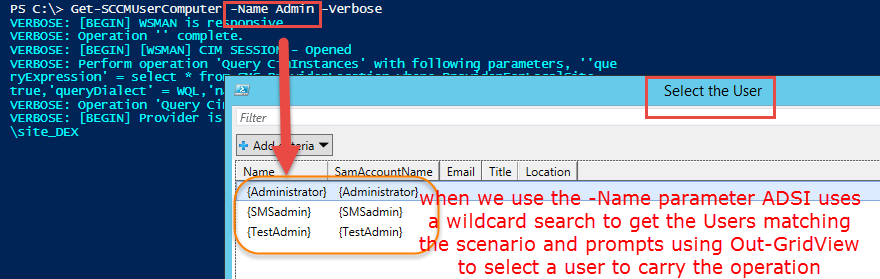 Powershell Sccm Tip Get Machinename For A User