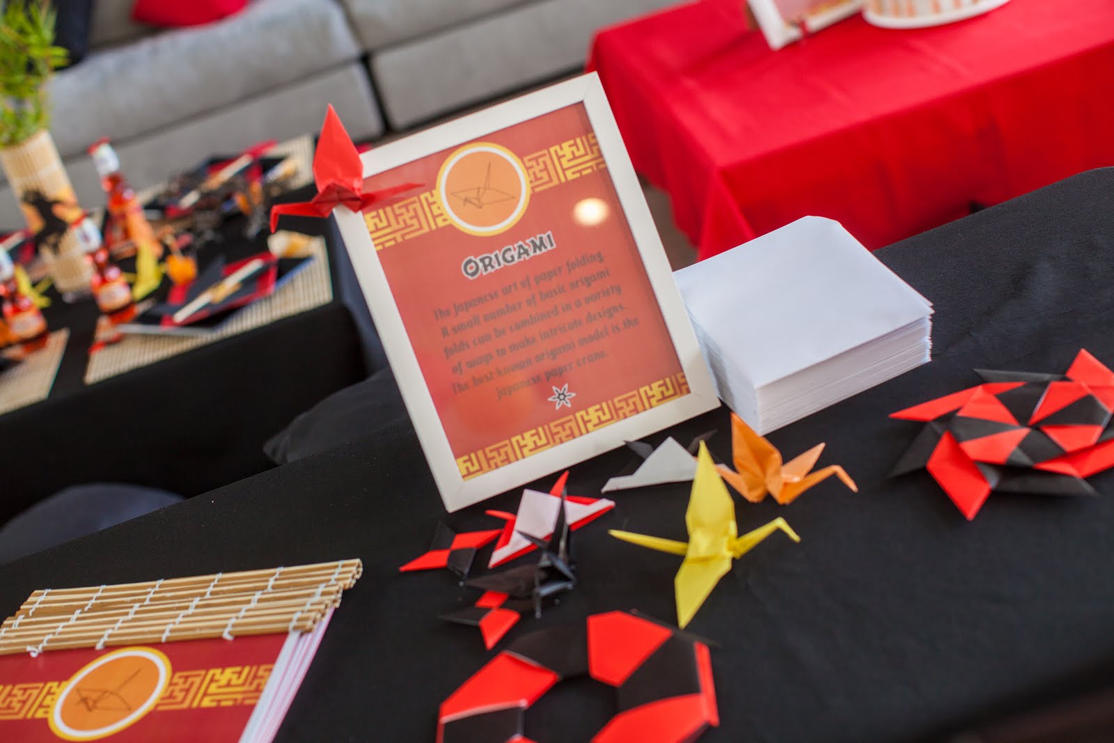 The Party Wall: Origami Dojo--A Japanese Inspired Birthday Party