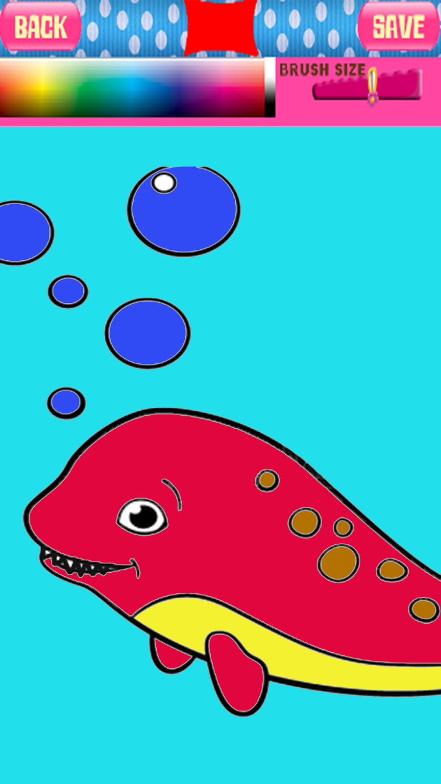 Whale Coloring Book Games For Kids Free