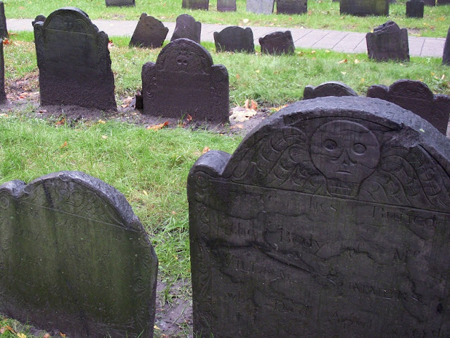 OTIS (Odd Things I've Seen): Old Granary Burying Ground Skeleton Art