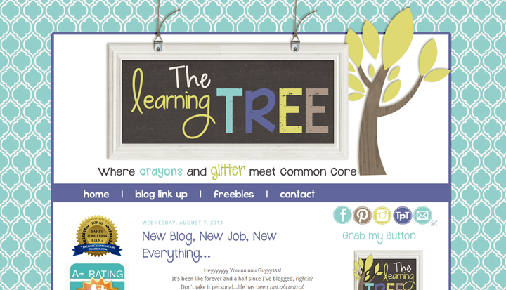 The Learning Tree | blog design | Designs By Kassie