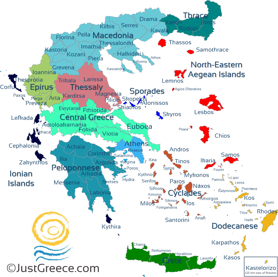 Greek Language Map