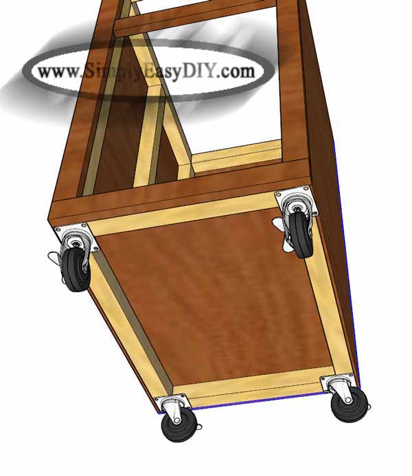 Simply Easy DIY: DIY: Roll Around Shop Cart