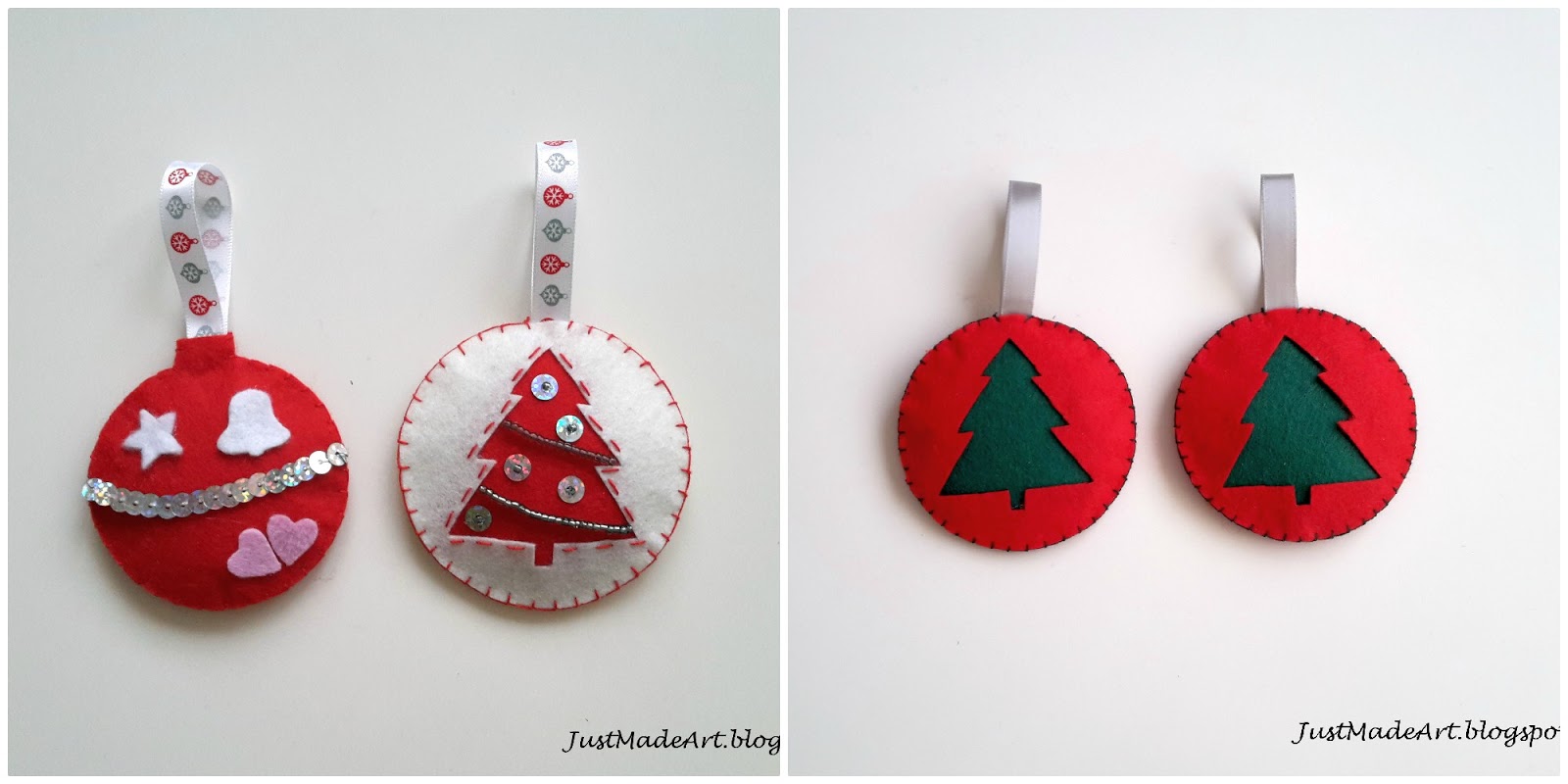 JustMadeArt: Świąteczne bombki DIY