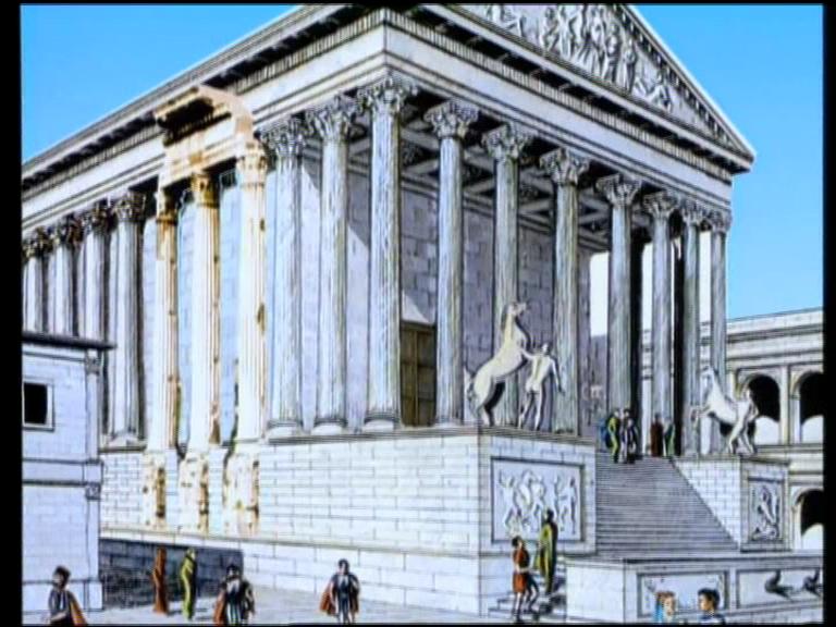 VIAM STRATAM: Templo de Cástor e Pólux