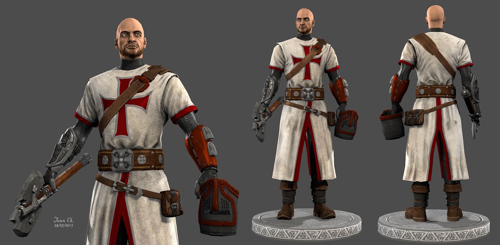 Thetwinsartists: Templar soldier